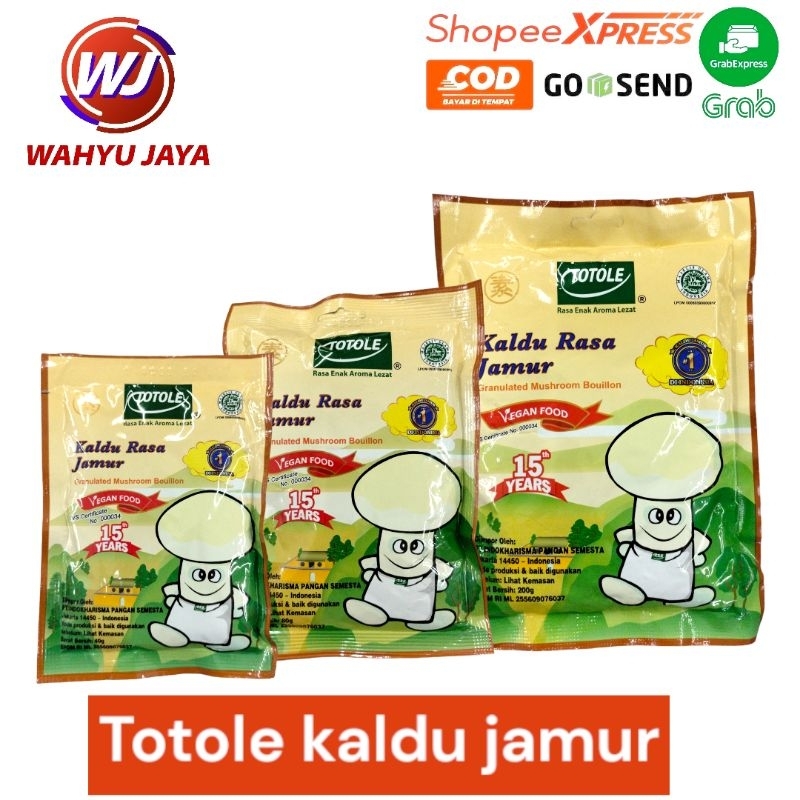 Jual totole kaldu rasa jamur 40gram,80gram,200gram | Shopee Indonesia