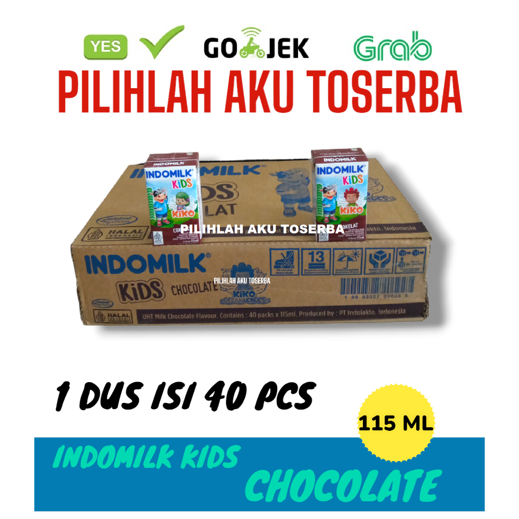 Jual Susu INDOMILK KIDS COKLAT (Cokelat) UHT - 115 ml (1 DUS ISI 40) | Shopee Indonesia