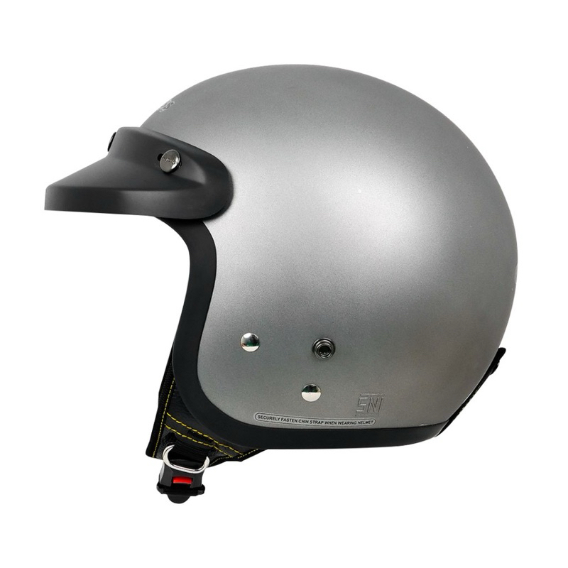 Jual Helm Cargloss Original CFM Retro Army Half Face - Silver Met 8 ...