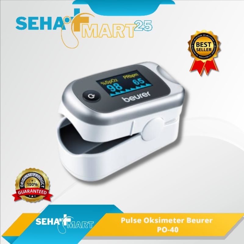 Jual Pulse Oksimeter Beurer PO-40 Alat Cek Tekanan Saturasi Oksigen ...