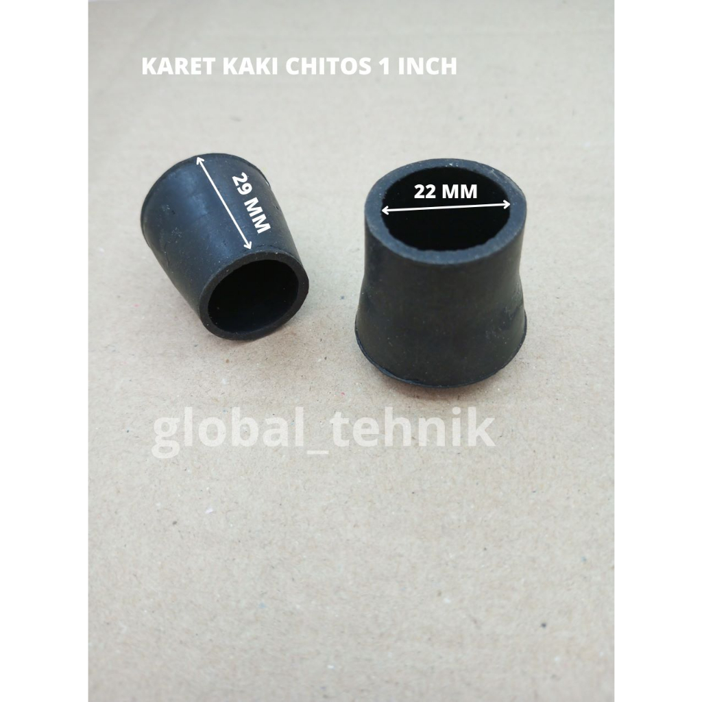 Jual KARET KAKI CHITOS 1 inch - Rubber Pipa Pelindung Kursi Meja ...