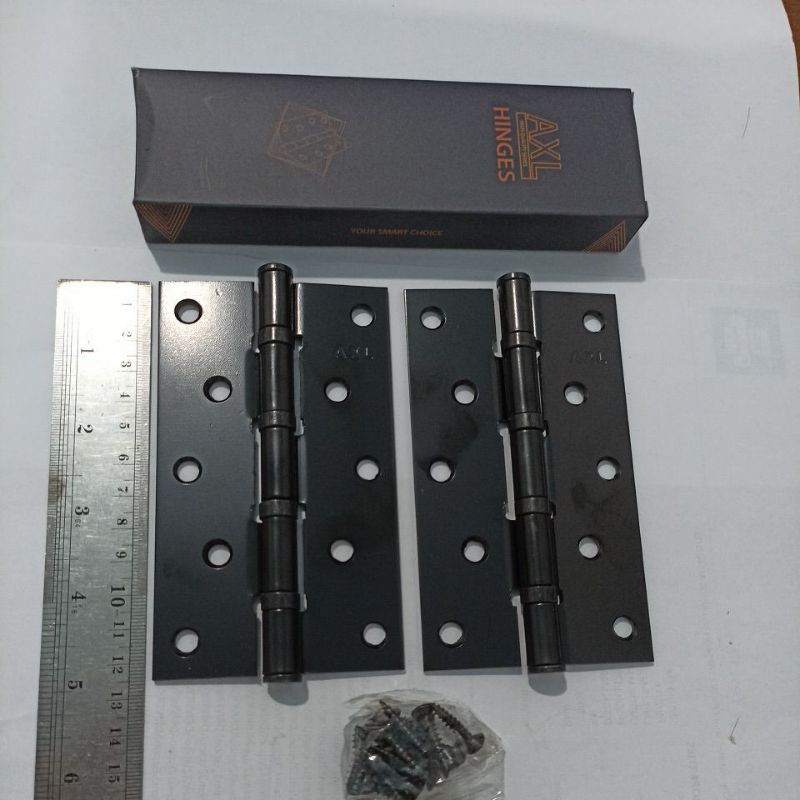 Jual Engsel Pintu 5 inch Hitam Tebal / Engsel AXL Hitam 5" / Engsel 5 ...