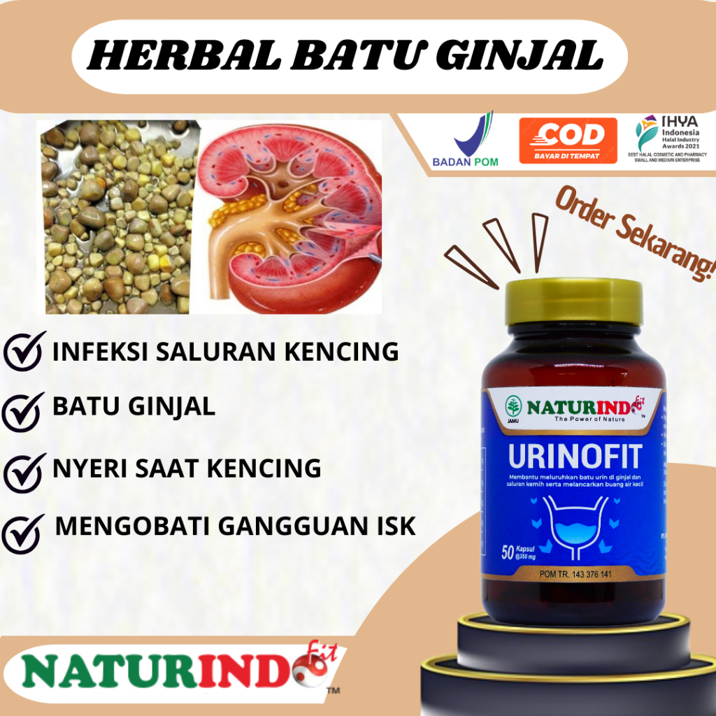Jual URINOFIT Obat Batu Ginjal Pelancar Saluran Kemih Susah Buang Air ...