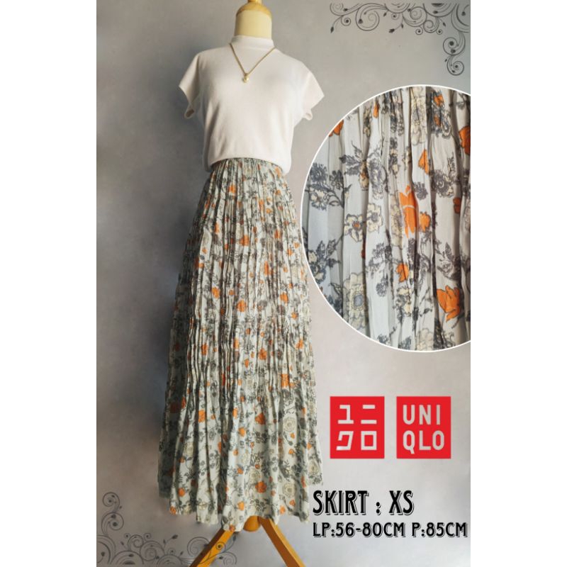 Jual Rok UNIQLO collab with INES DE LA FRESSANGE | Shopee Indonesia