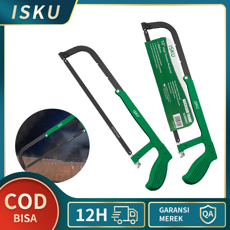 Jual ISKU Gergaji Besi Multifungsi Adjustable Ukuran Saws 8/10/12 Inch ...