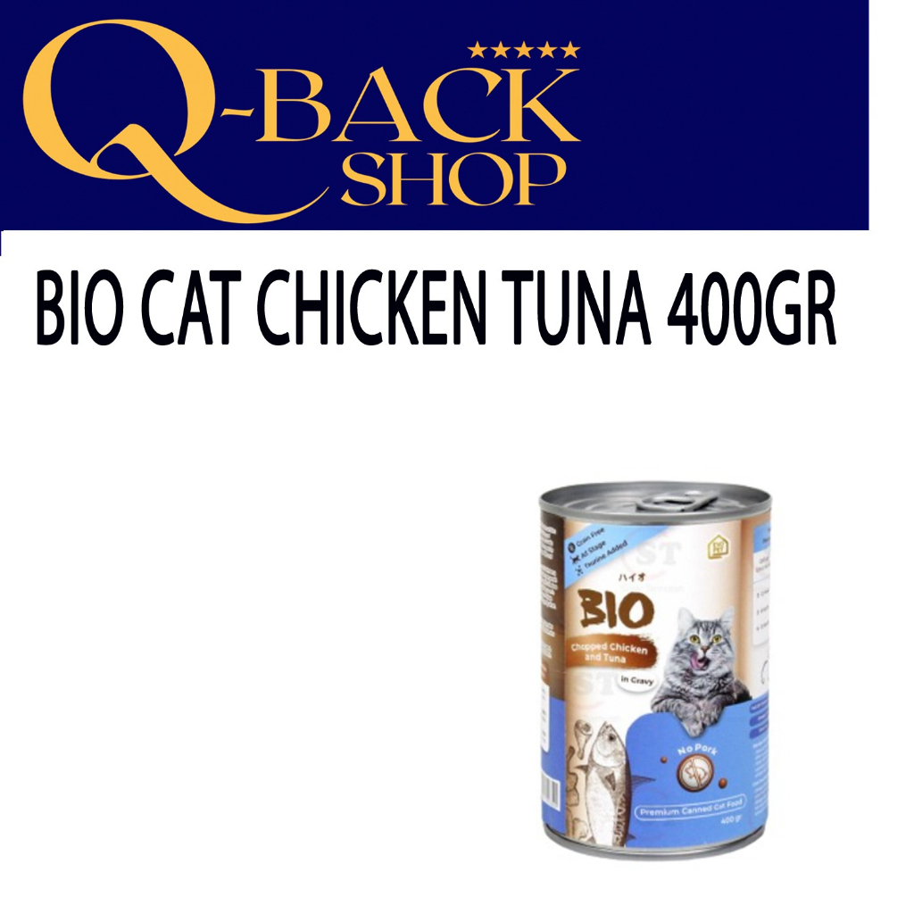Jual BIO CAT Wet Food Chopeed Chicken & Tuna 400gr | Shopee Indonesia