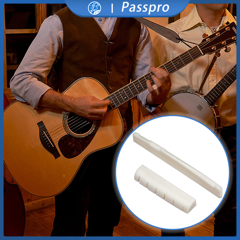 Jual Saddle Nut Gitar Klasik Tulang Cow Bone Saddle & Nut Tulang Saddle ...