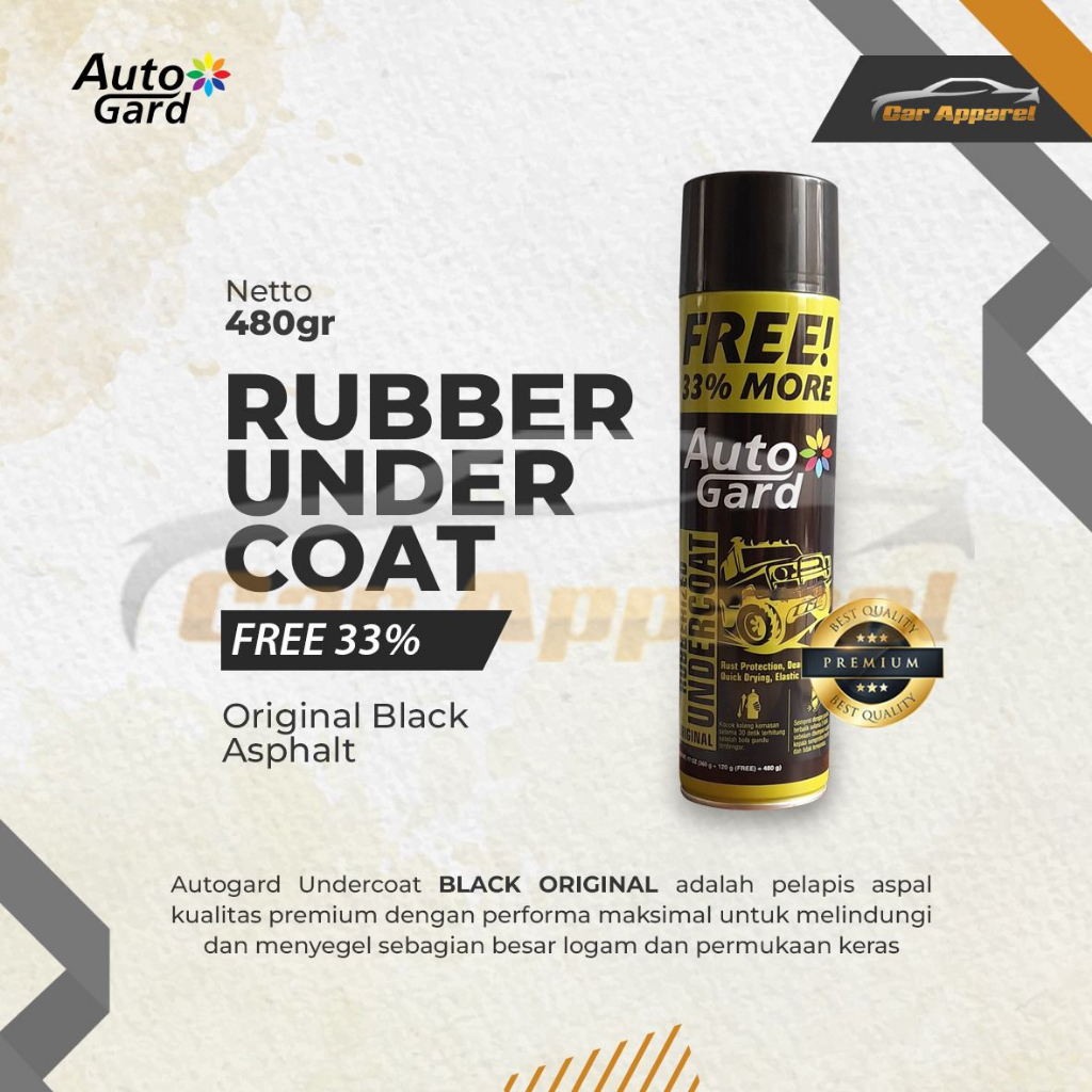 Jual Under coat Rubberized AutoGard Original Car Pelapis Anti Karat ...