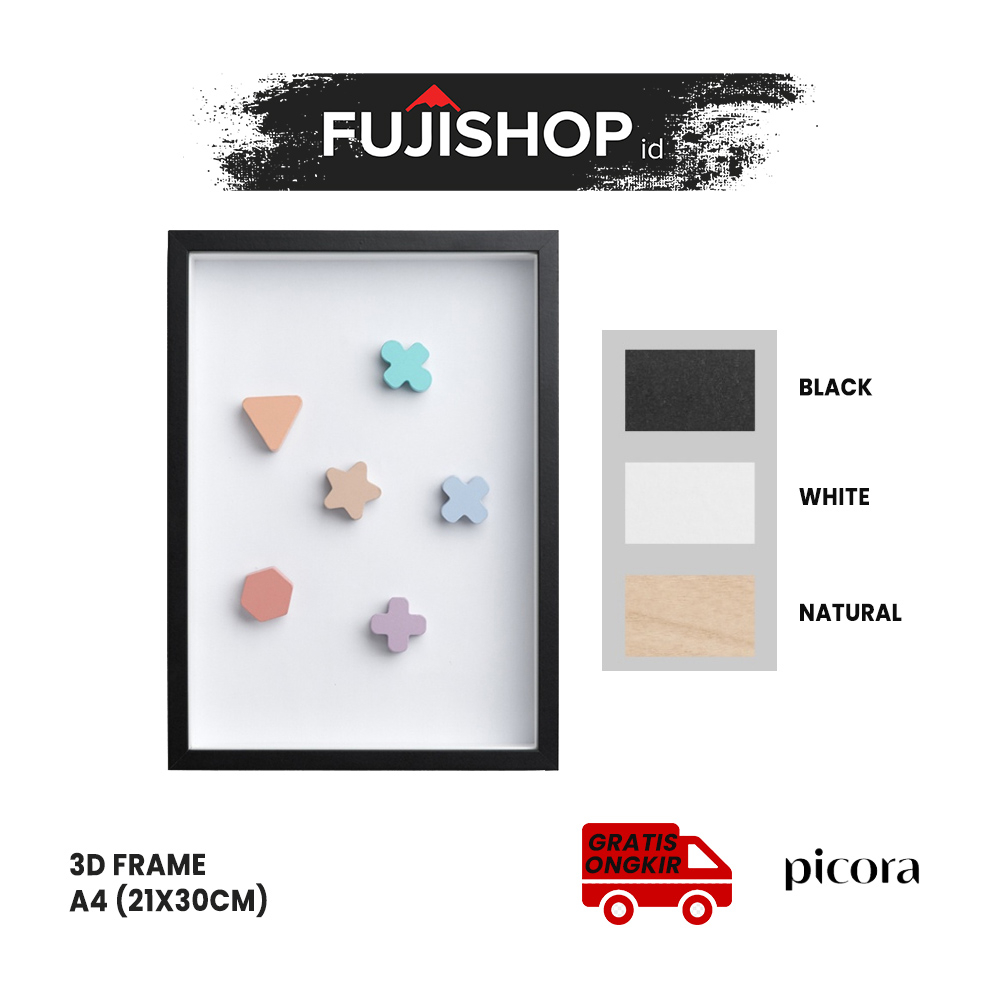 Jual Picora 3D Frame A4 (21x30cm) Bingkai Foto 3D | Shopee Indonesia
