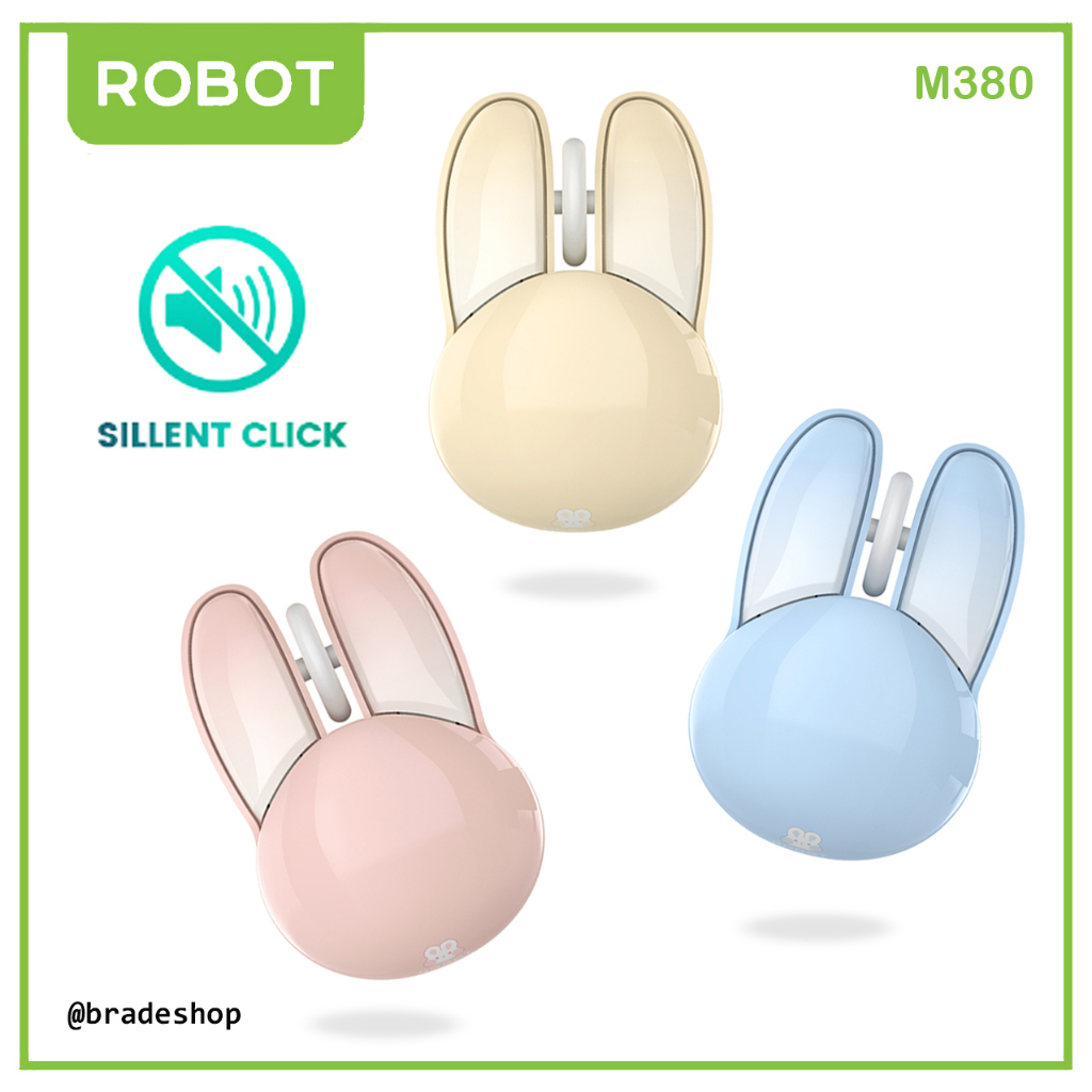 Jual Mouse Wireless Robot Karakter M380 M230 Silent Key Cherry Scroll ...
