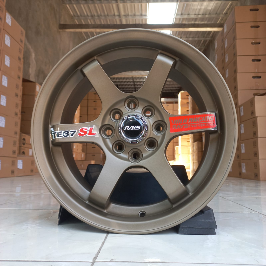 Jual VELG TE37 SL R15 H8 100/114 bronze | Shopee Indonesia