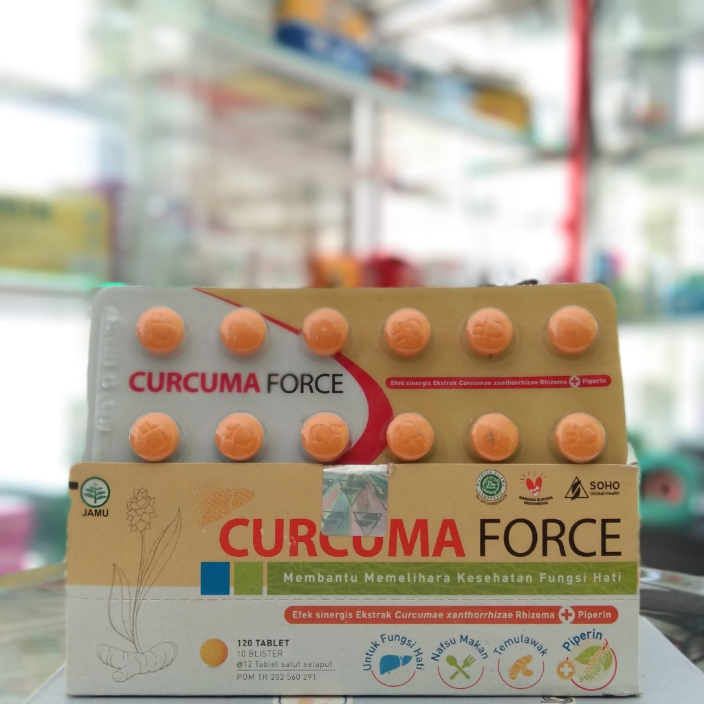 Jual CURCUMA FORCE TAB STRIP 12 TABLET | Shopee Indonesia