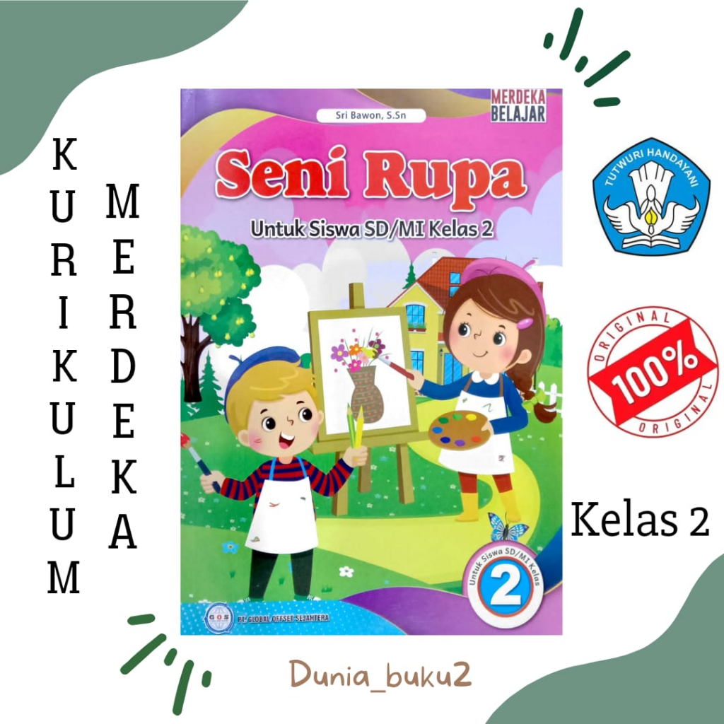 Jual BUKU SISWA SENI RUPA KURIKULUM PENGGERAK-MERDEKA KELAS 2 SD/MI (PENERBIT:GOS) | Shopee ...
