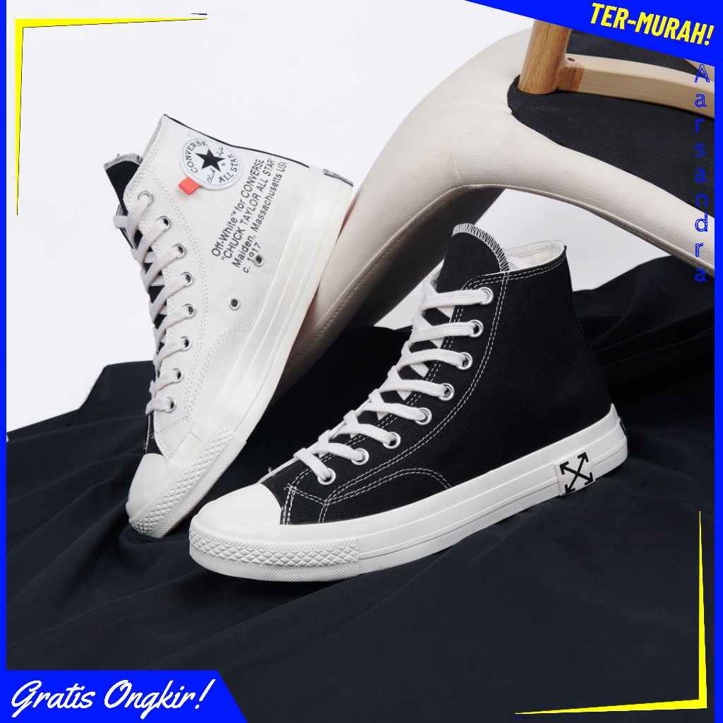 Jual Sepatu Converse Off White Original Sneakers X Off White Chuck ...
