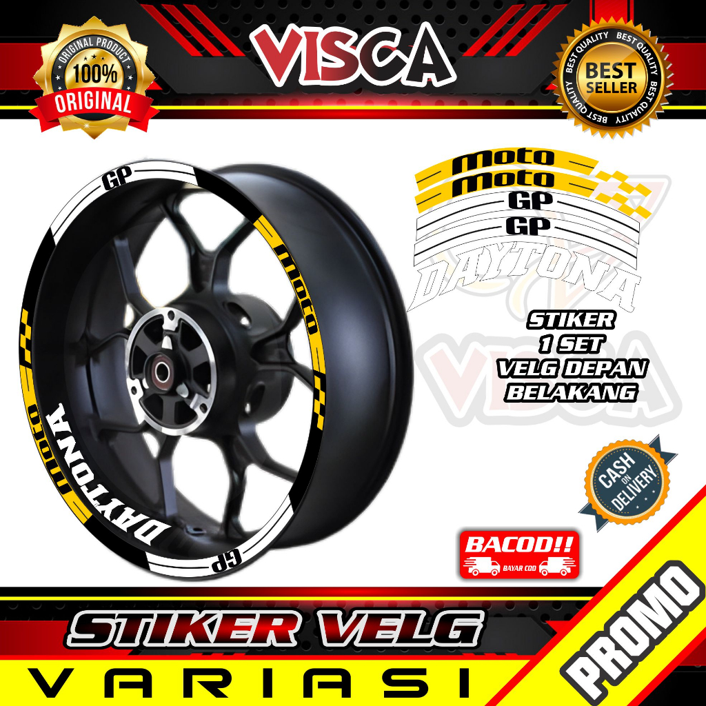 Jual Stiker Velg List Velg Motor Stiker Velg Ring 17 Daytona 1 | Shopee ...