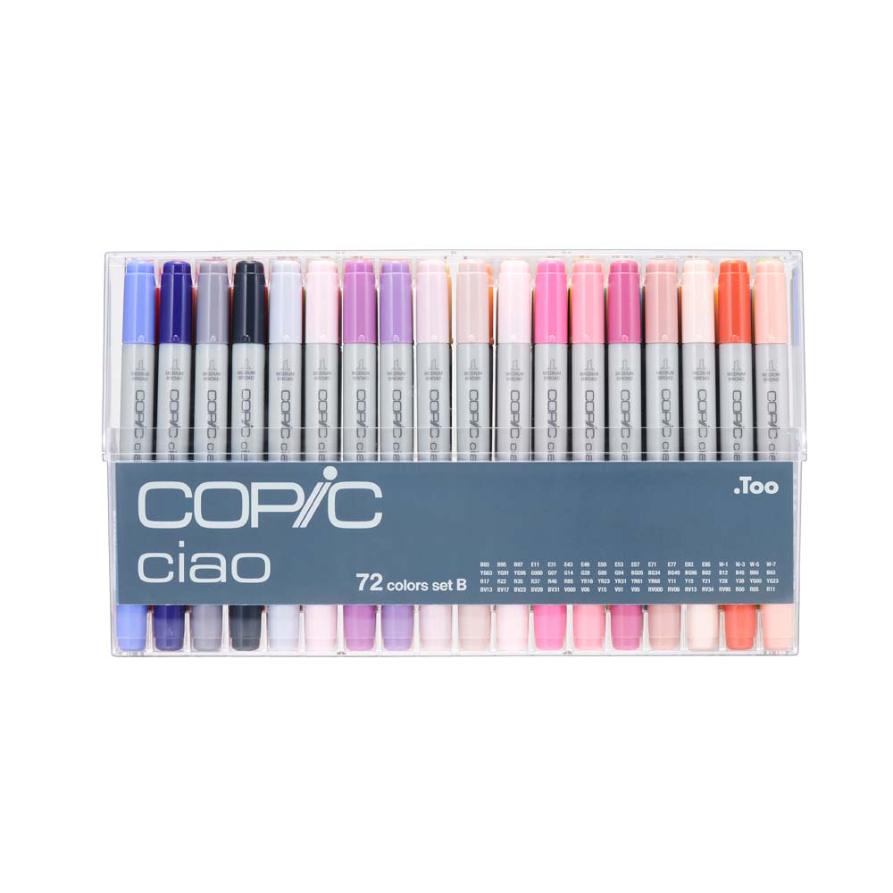 Jual COPIC CIAO 72 COLOR SET B | Shopee Indonesia