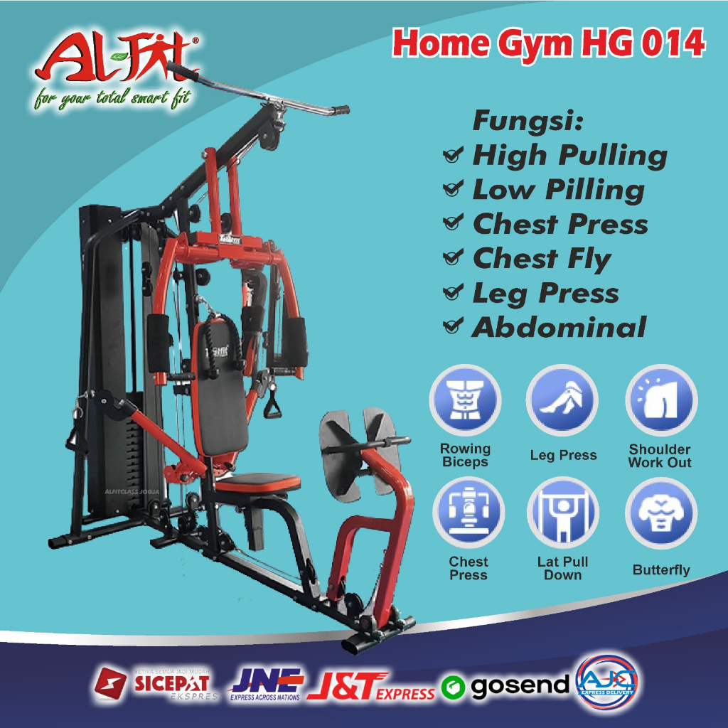 Jual Alat Gym Rumah Alat Fitness Perlengkapan Gym Home Gym 1 Sisi Di ...