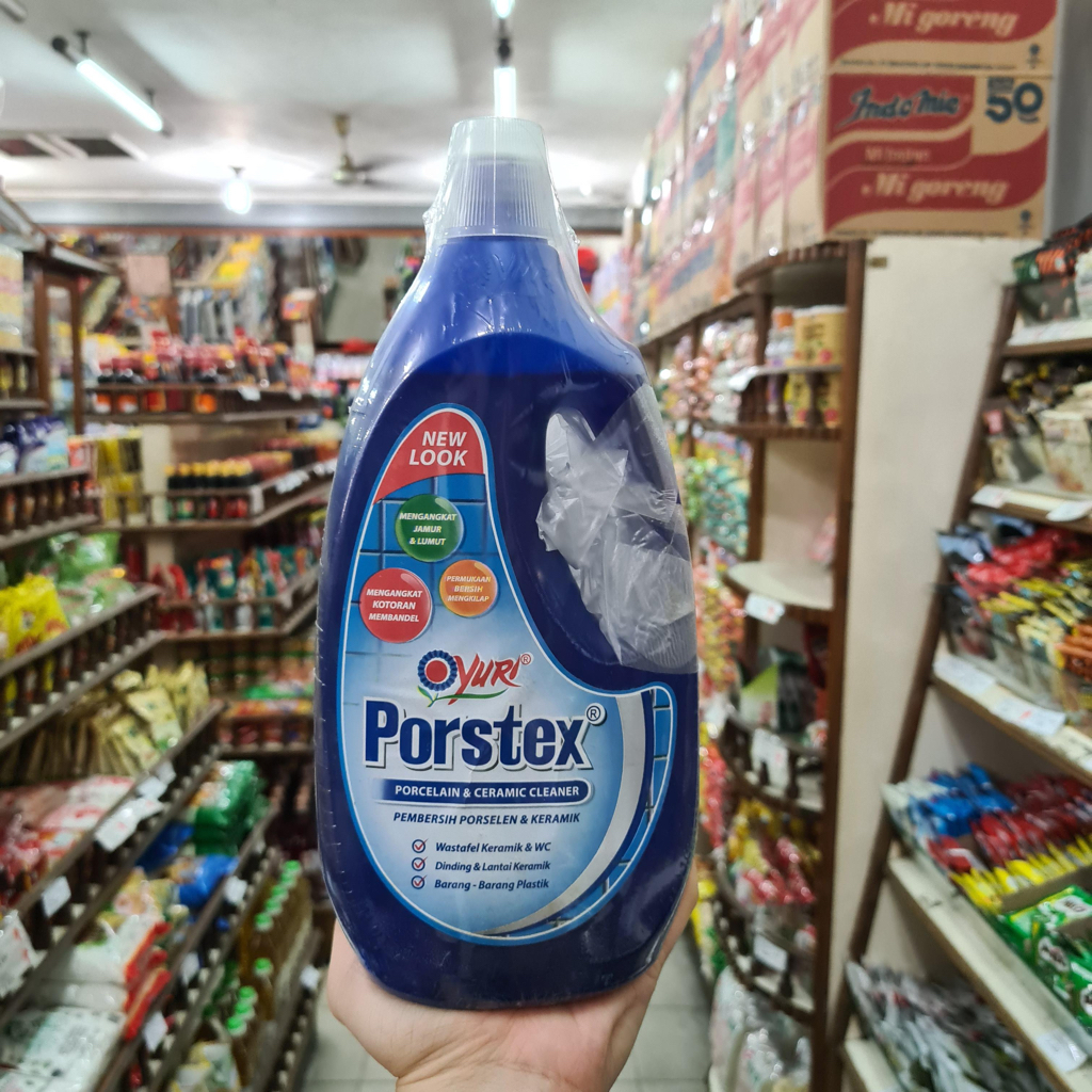 Jual YURI PORSTEX 1 L PEMBERSIH PORSELEN DAN KERAMIK BOTOL 1000ml ...