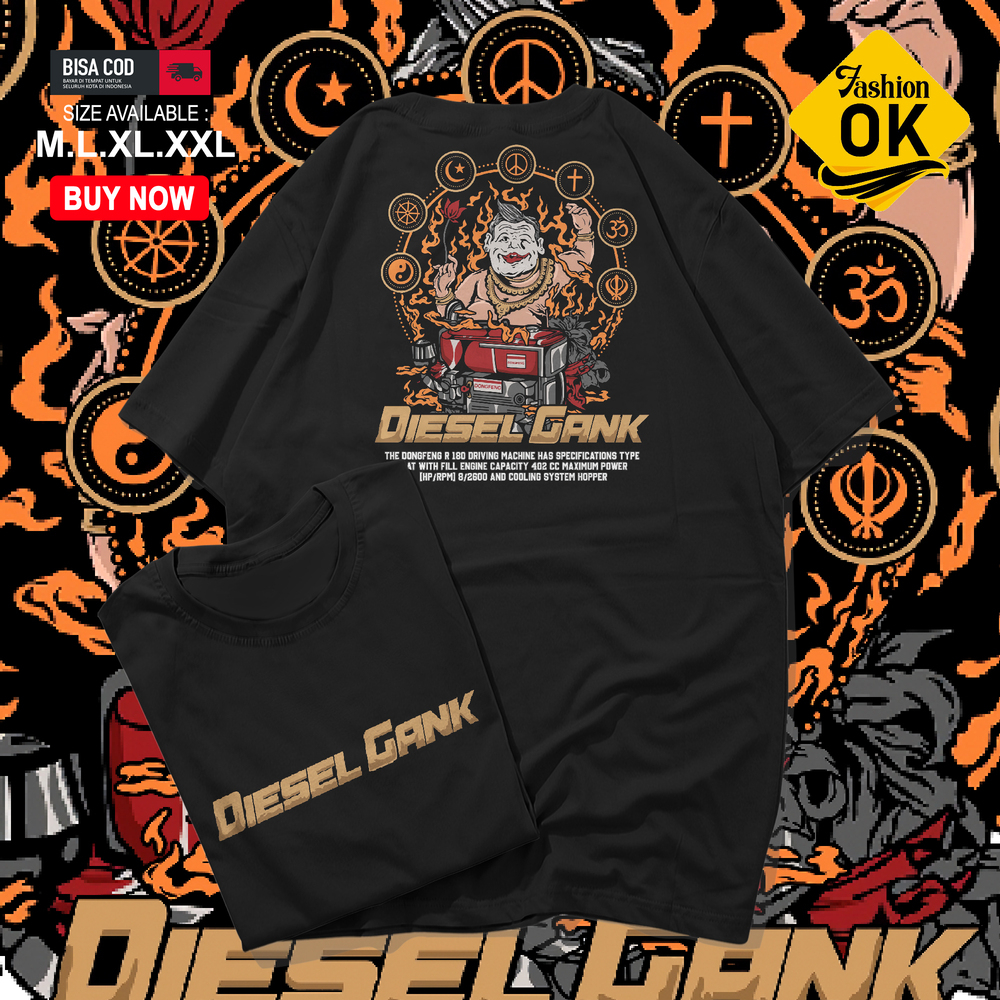 Jual DIESEL GANK V3 DONG FENG EDITION KAOS DIESEL GANK ORIGINAL KAOS ...