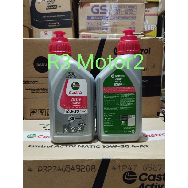 Jual OLI CASTROL ACTIV MATIC 0.8L 10W/30 ORIGINAL all matic | Shopee ...