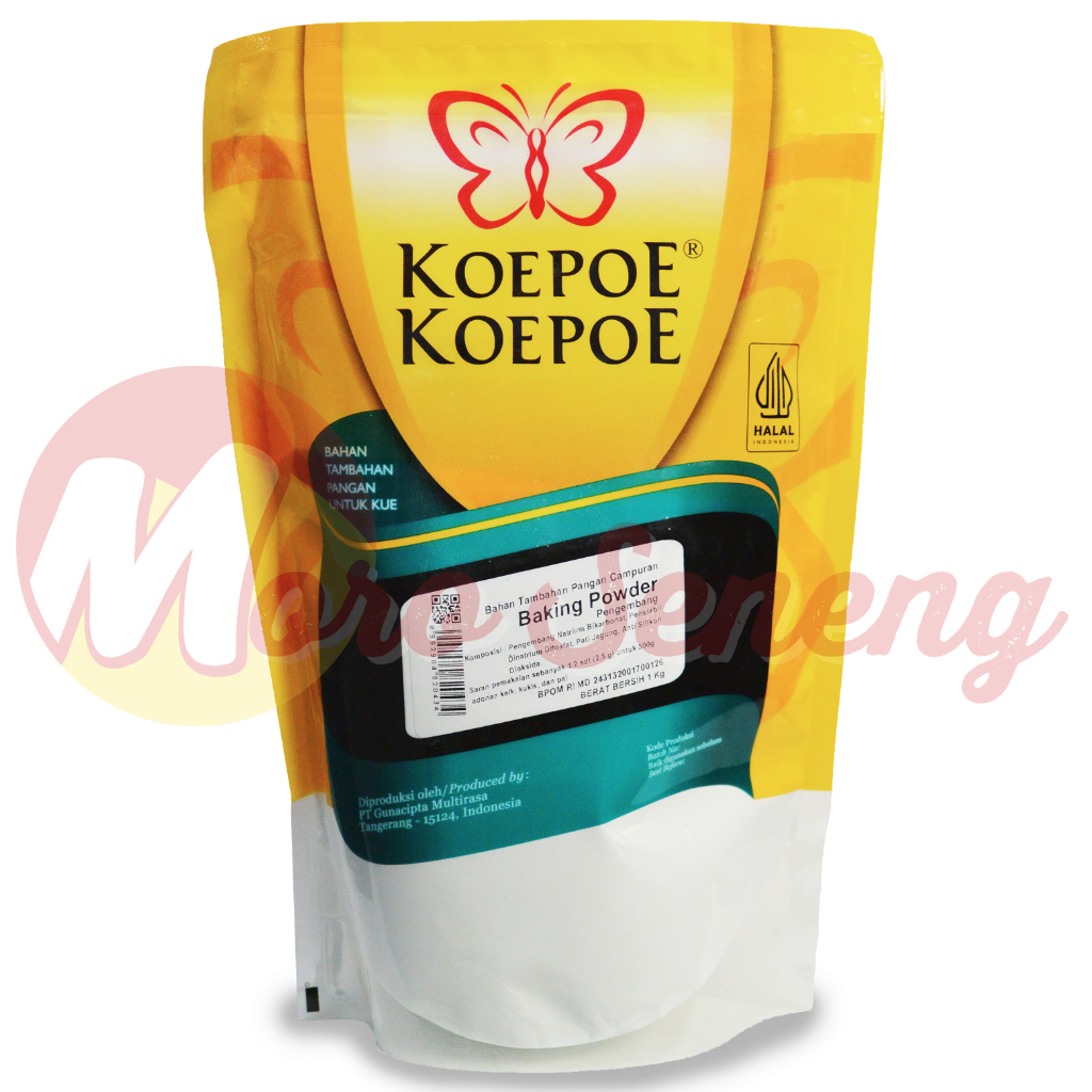 Jual Baking Powder 1 kg Kupu Koepoe Pouch 1kg | Shopee Indonesia