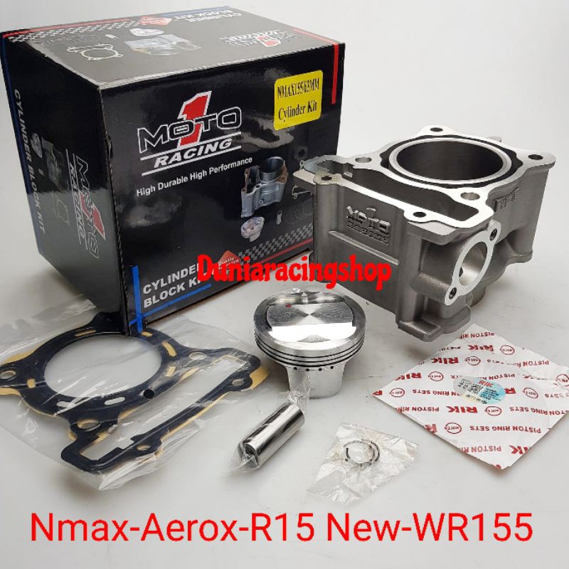 Jual Blok Seher MOTO 1 Racing Nmax Aerox R15 New WR155 WR 155 XSR 155 63MM Paket Bore up Piston ...