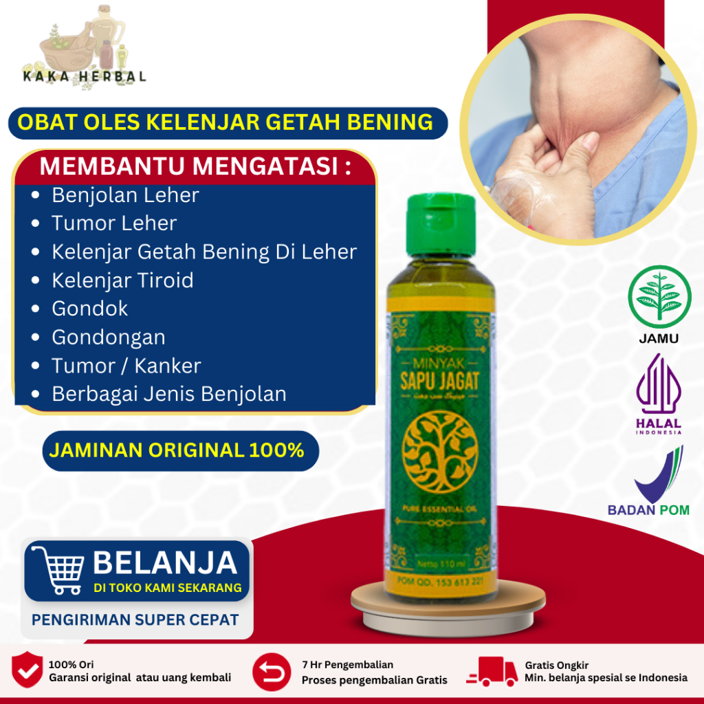 Jual Kaka Herbal - Obat Kelenjar Getah Bening Di Leher, Obat Oles ...