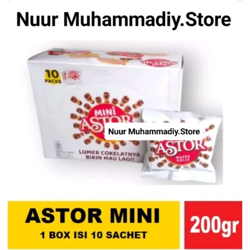 Jual Mini Astor Coklat ( Harga 1 Box isi 10 Sachet) | Shopee Indonesia