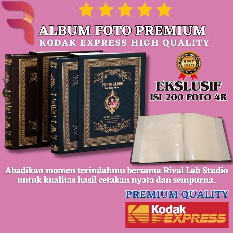 Jual RIVAL ALBUM 4R ISI 200 FOTO HIGH QUALITY EKSLUSIF EDITION | Shopee ...