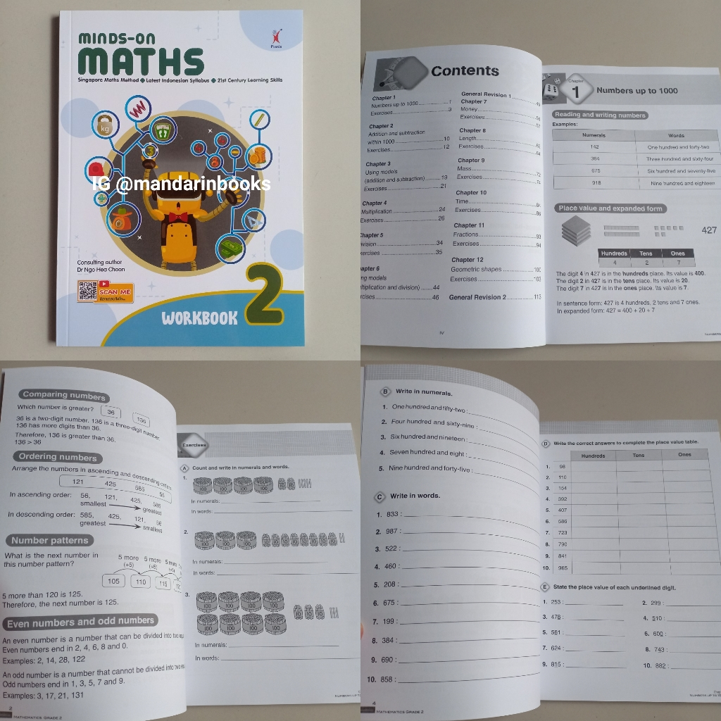 Jual Minds-on Maths Textbook & Workbook Primary 1 - 6 (Pilihan Per Buku ...