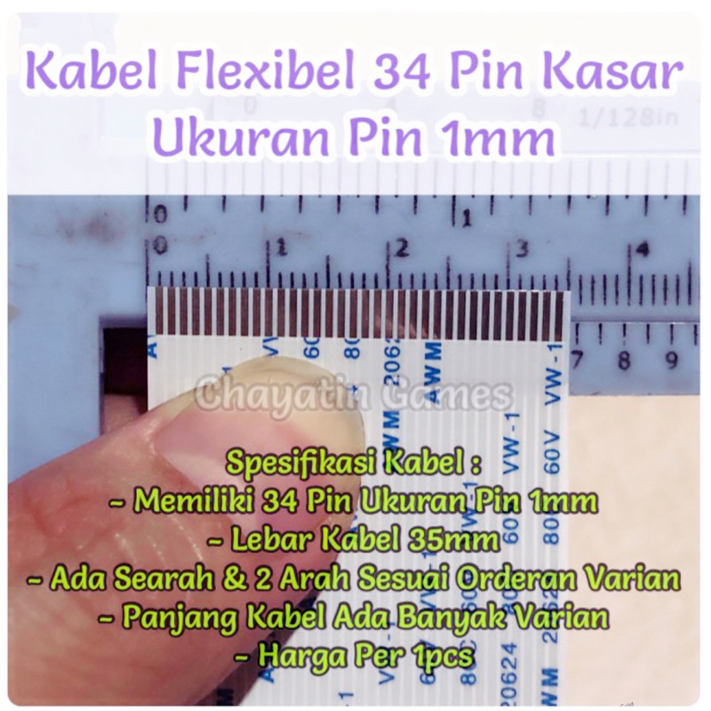 Jual Kabel Flexibel 34 Pin KASAR Panjang & Model sesuai Varian - Ukuran ...