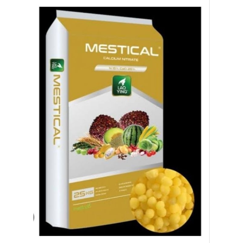 Jual PUPUK MESTICAL GOLD KEMASAN 1 KG PUPUK CALSIUM NITRATE | Shopee ...