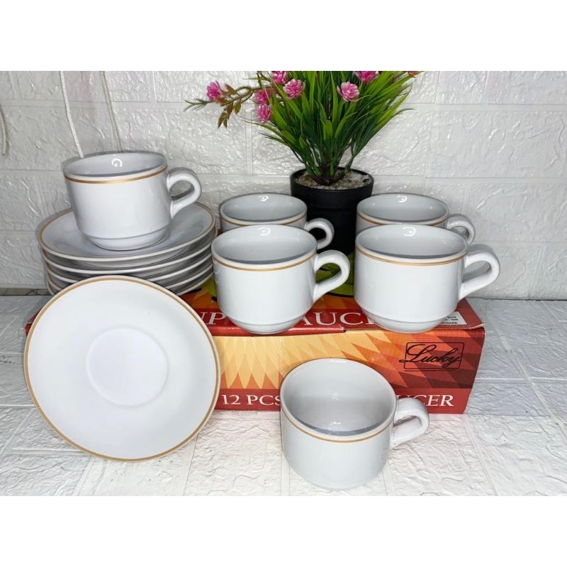 Jual cangkir set lis putih | Shopee Indonesia