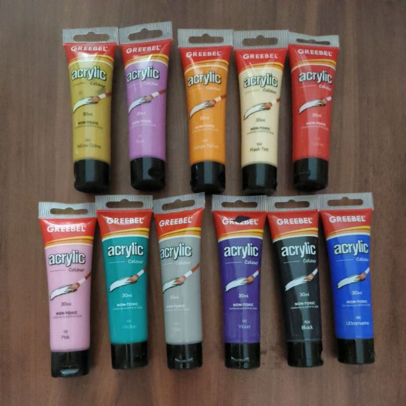 Jual Cat Acrylic Greebel (Satuan) | Shopee Indonesia