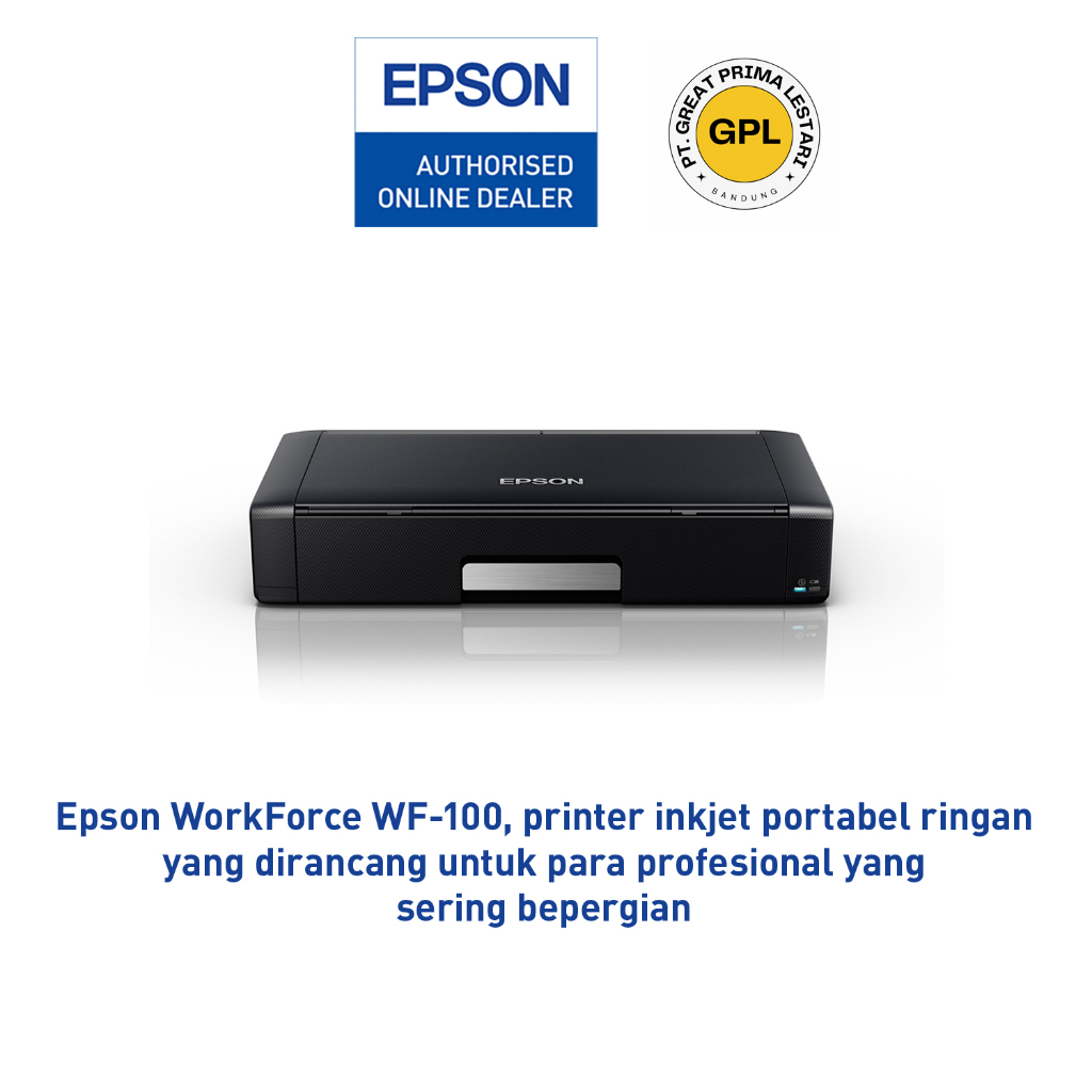 Jual Printer Epson WorkForce WF-100 WF100 WF 100 Wireless Mobile ...