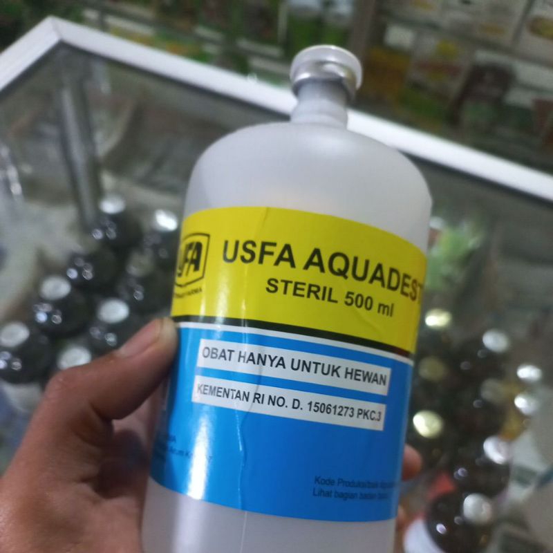 Jual usfa aquadest steril 500ml | Shopee Indonesia