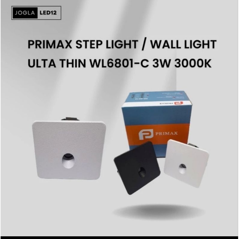 Jual Lampu Dinding LED / Wall Lamp Minimalis Kotak 3Watt 3000K WL6810-C ...