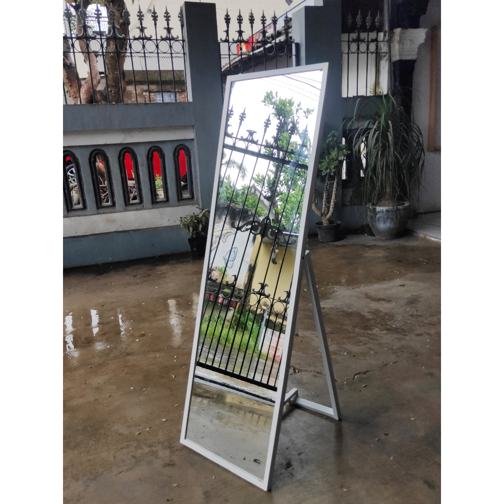 Jual Standing Mirror Cermin Standing uk 150 x 30cm Cermin Berdiri Full ...