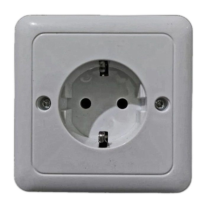 Jual IBSK 6920 Stop Kontak Engkel Tunggal Inbow Colokan Listrik Putih ...