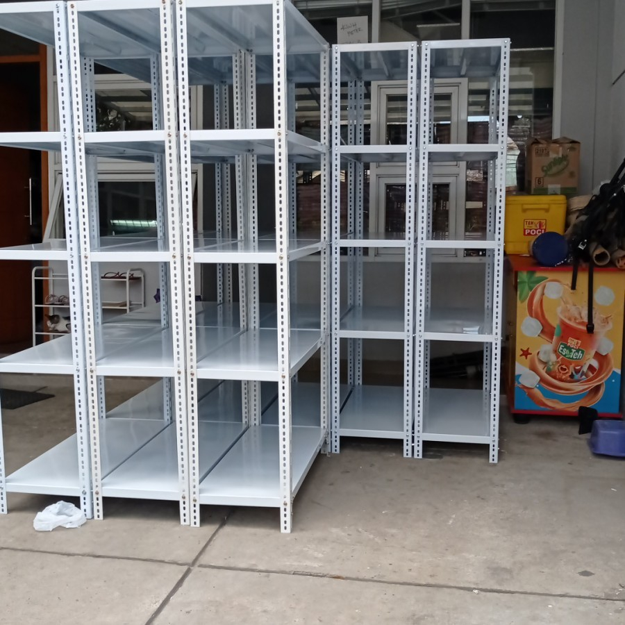 Jual Rak Gudang Besi Ukuran 40x100x200 Baru | Shopee Indonesia
