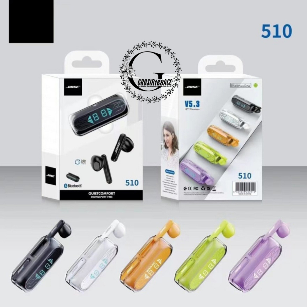 Jual Handsfree TWS V5.3 Model 510 Earphone Bluetooth | Shopee Indonesia