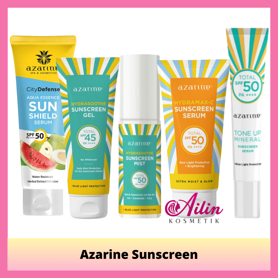 Jual AiLiN Azarine Hydrasoothe Sunscreen Gel SPF45 PA++++ | Azarine Sun ...