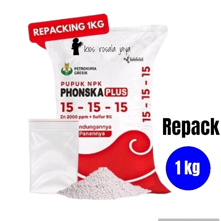 Jual Pupuk NPK PHONSKA PLUS 1 kg kemasan Repack | Shopee Indonesia