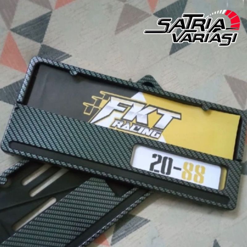 Jual COVER BINGKAI PLAT FKT MOTOR UNIVERSAL (2PCS) | Shopee Indonesia