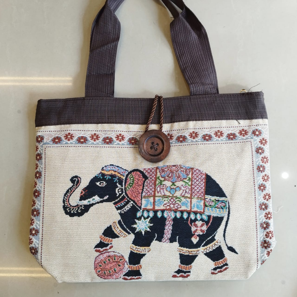 Jual (PINK_IMP) New Import Tas Totebag Thailand Bangkok Resleting ...