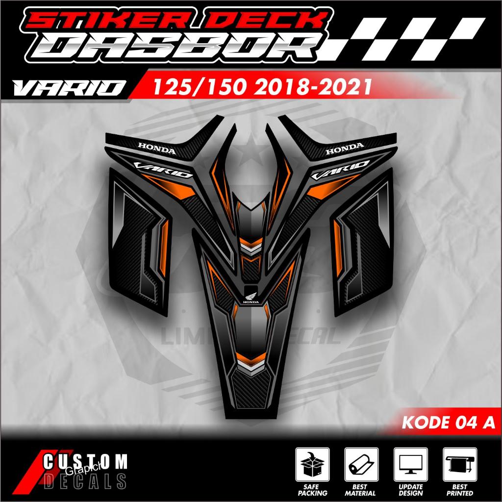 Jual (COD) Striping Vario 125/150 Pelindung Dashboard Vario 125/150 ...