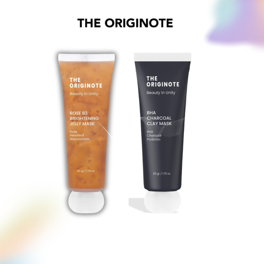 Jual The Originote Rose B3 Brightening Jelly Mask 50gr Masker Gel Mask ...