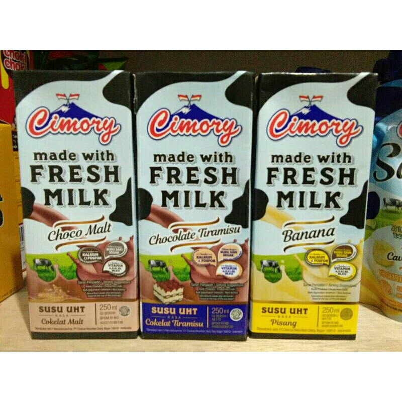Jual SUSU CIMORY FRESH MILK 250ML | Shopee Indonesia