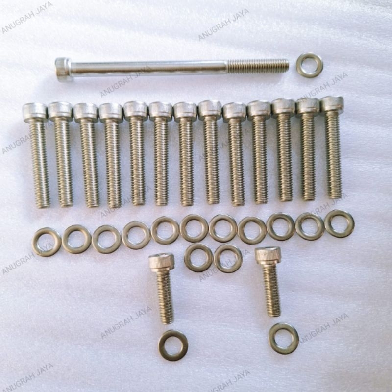 Jual BAUT L STAINLESS BAUT BLOK BLOCK CVT COVER CVT HONDA BEAT FIESP SCOOPY VARIO | Shopee Indonesia