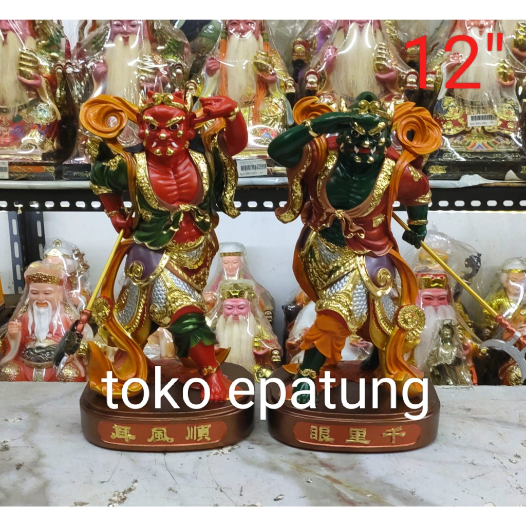 Jual patung pengawal dewi maco / macho / ma co / Sun Feng Er / Qian Li ...